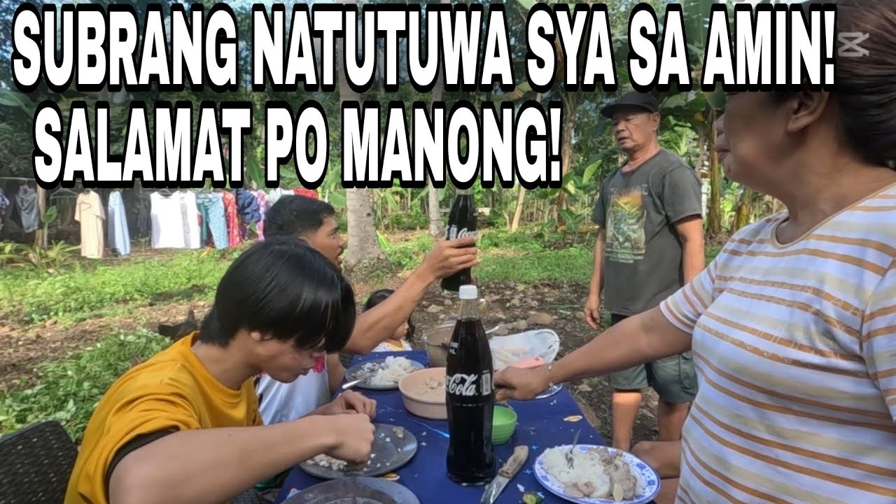 PANGALAWANG ARAW NAMIN // SUBRANG NATUTUWA SI MANONG! - YouTube