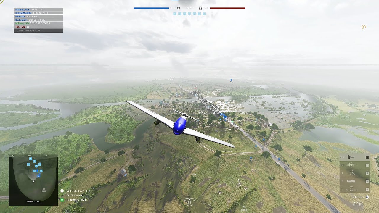 Mustang P51K Plane | Twisted Steel Map | 22-0 | Battlefield V Full Game ...