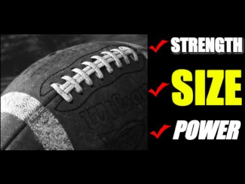 Training for Football [Build Explosive Strength & Size] - YouTube