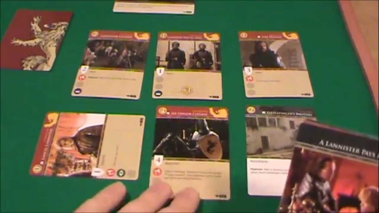 GoT Card Game HBO - Part 2 (by Black Belt Gaming) - YouTube