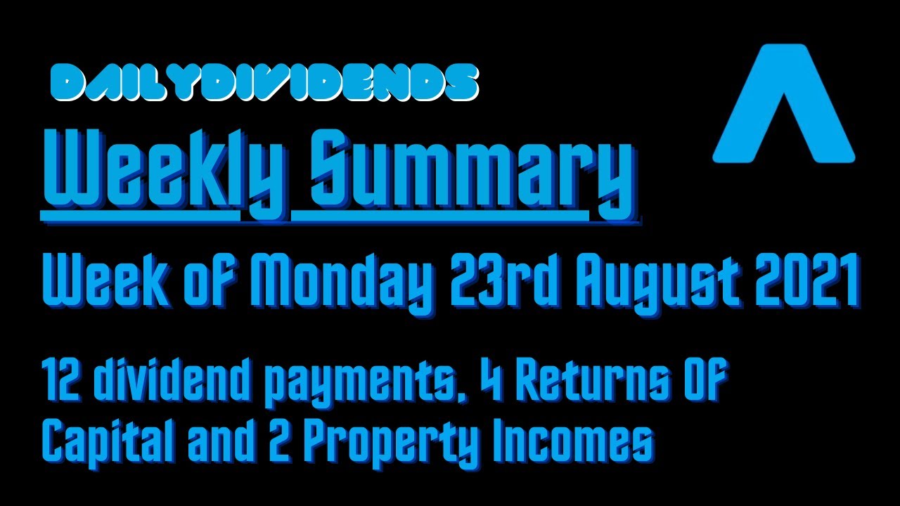 12 Dividend Payments This Week - SREI VNO CAT UNM BATS FLOW RY BTI BBOX ...