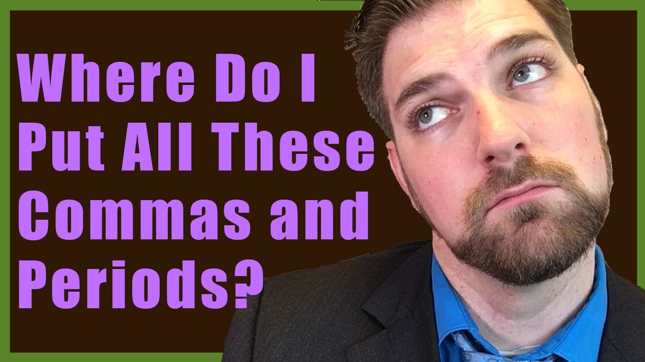 When To Use Commas And Periods YouTube When To Use Commas And Periods YouTube