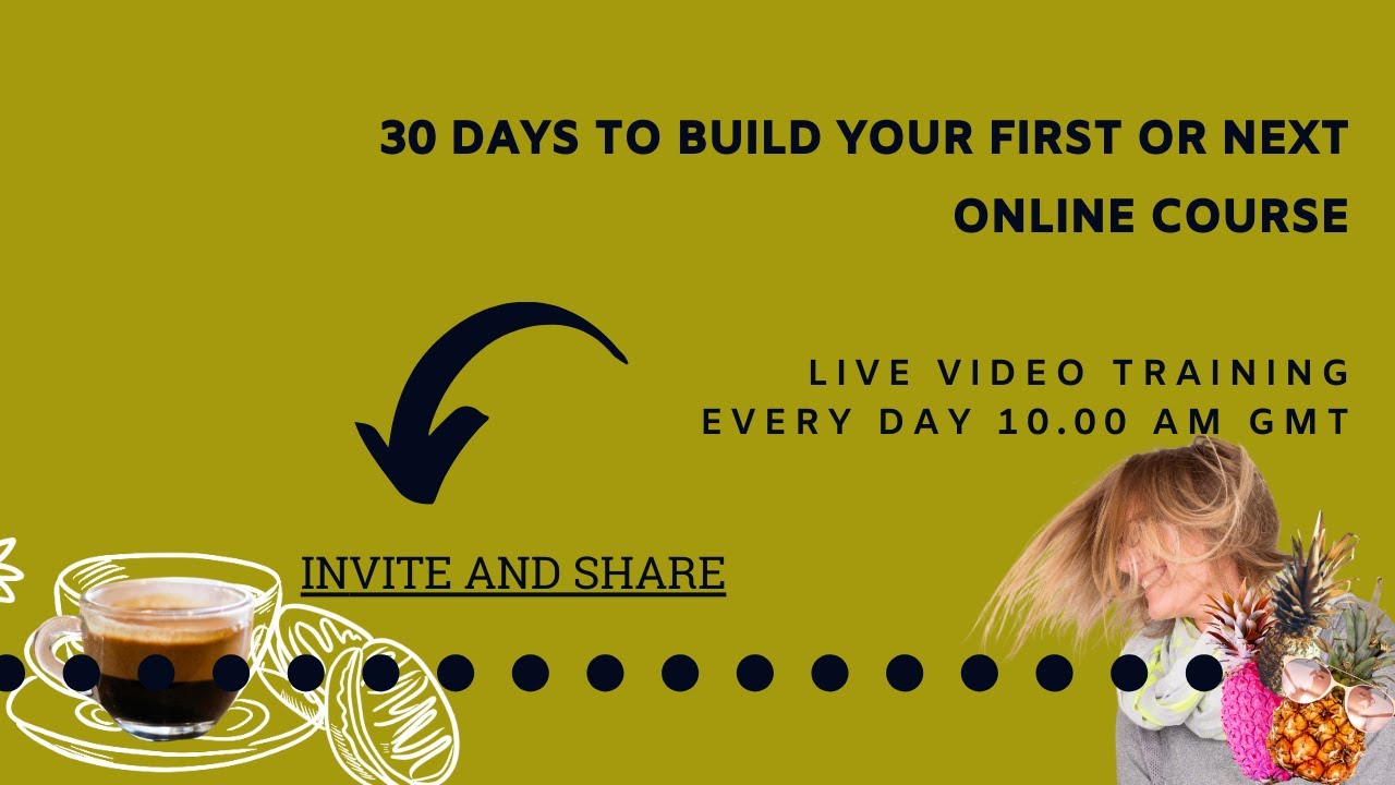30 Days To Your First Or Next Online Course - YouTube