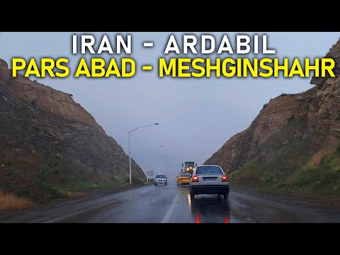 🇮🇷 IRAN - Pars Abad Meshginshahr Road | Scenic Drive - Driving Tour 4K