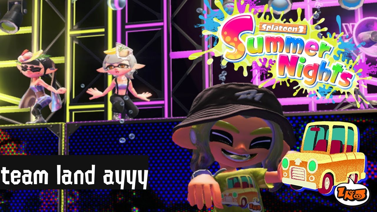 TEAM LAND!! - Splatoon 3 Summer Nights Stream - YouTube