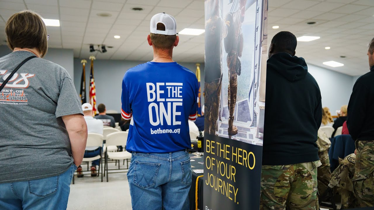 Ohio American Legion post spreads Be the One Message - YouTube