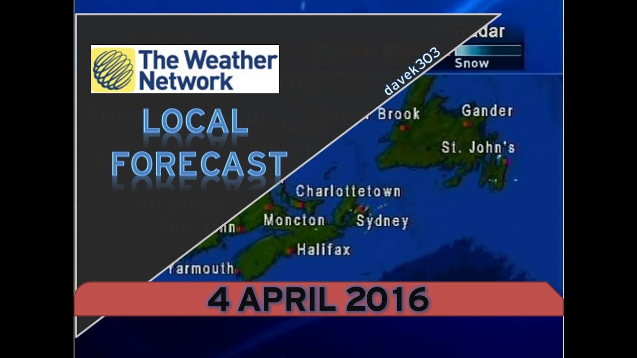 The Weather Network Local Forecast - 4 April 2016 - YouTube