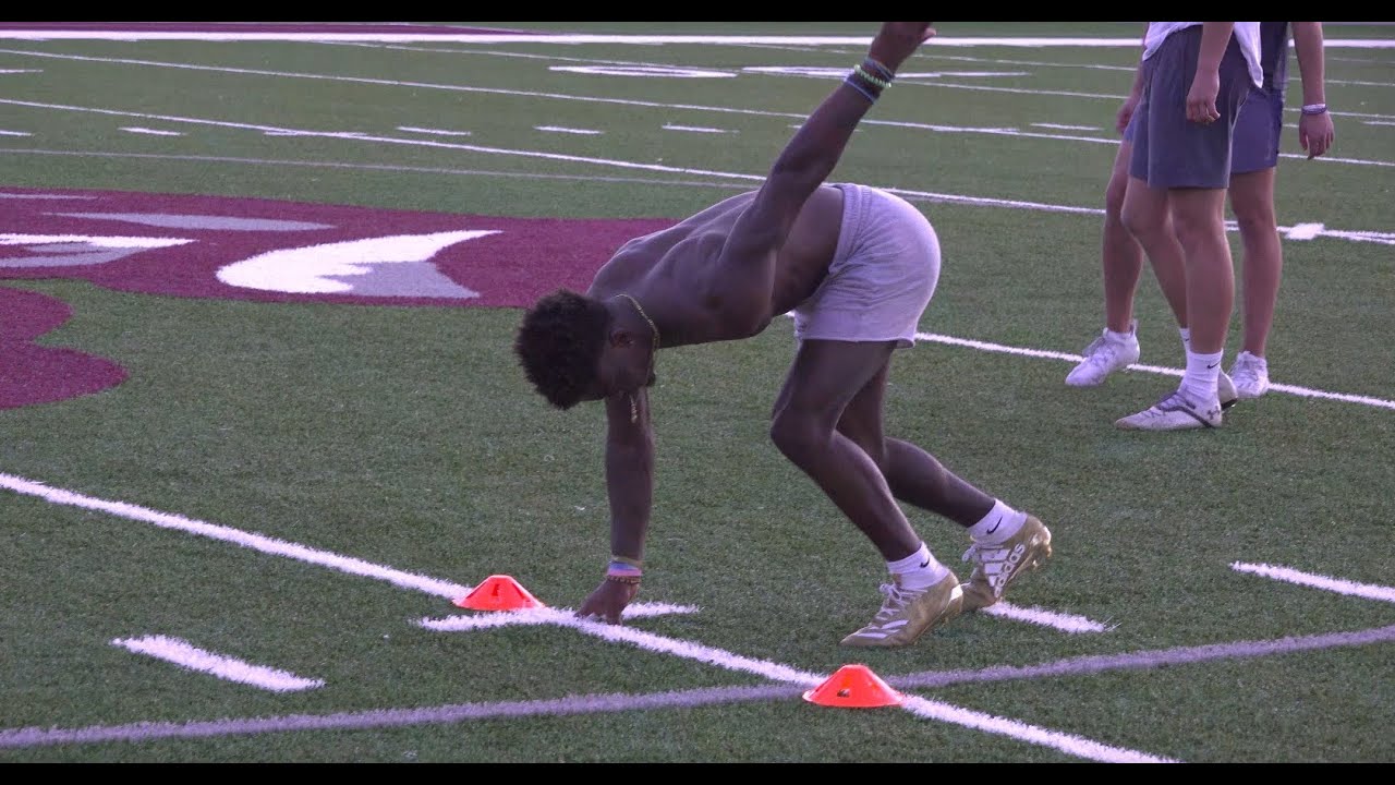 Omari Hayes WR Workout - YouTube