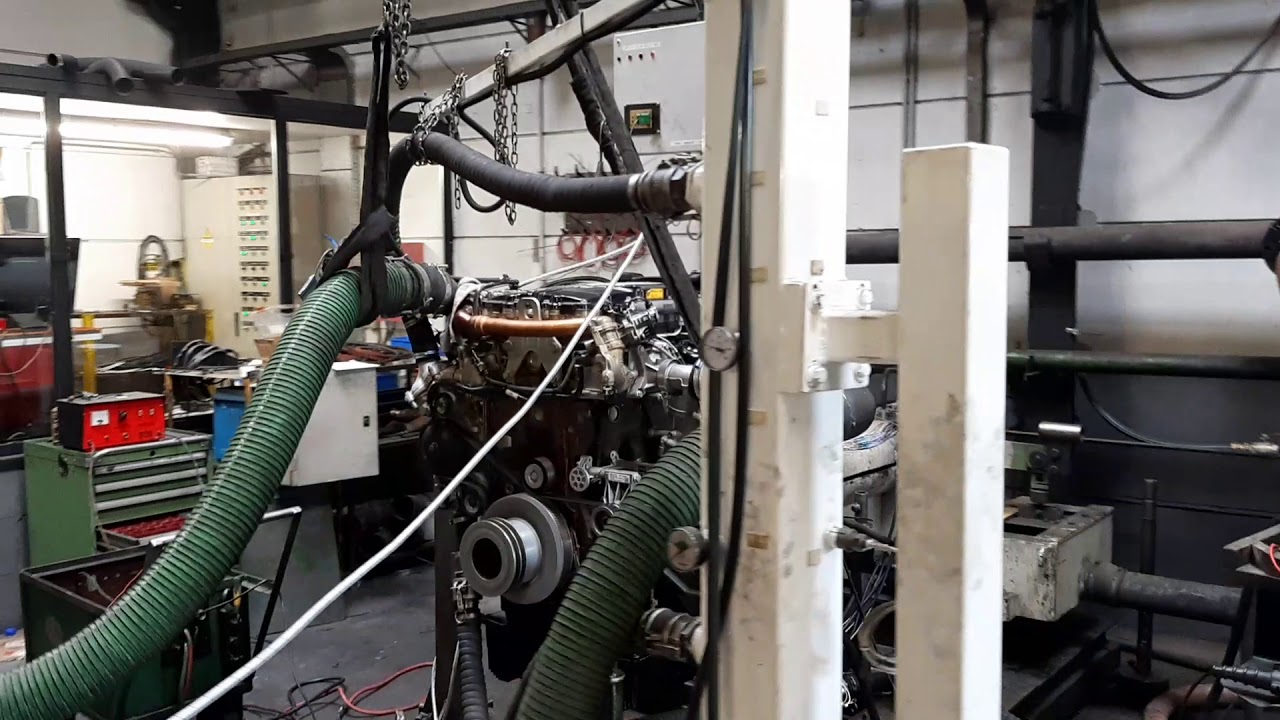 Mercedes OM636 MTU 6R1000 Engine testing Adaptronic Diesel ECU - YouTube