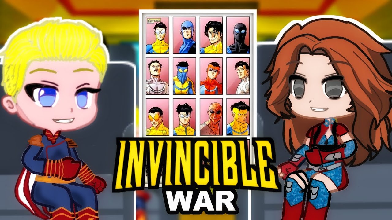 The Seven React to the INSANE Invincible War | Gacha React 🇺🇲🇧🇷 - YouTube