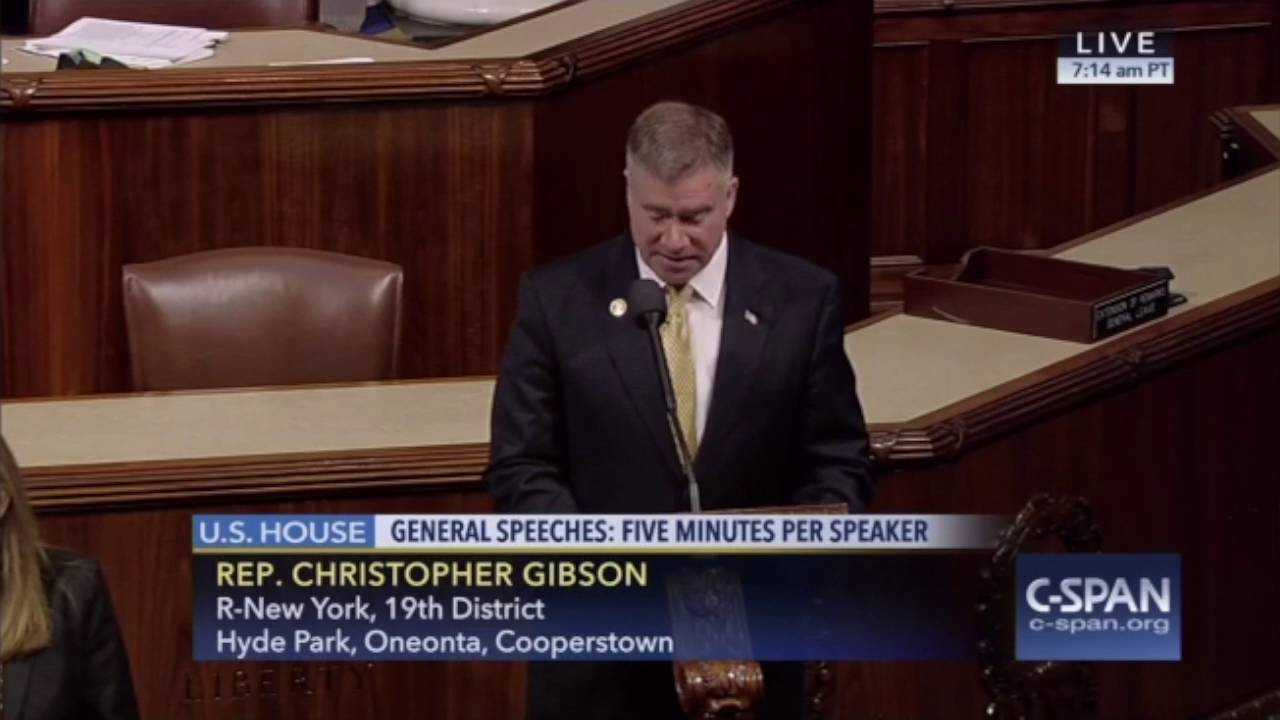 Rep. Gibson Honors General Gordon R. Sullivan for his exceptional ...