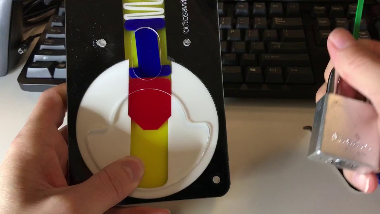 Picking subtle spool pins (Master Lock No. 570) - YouTube