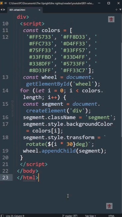 WHEEL | html&CSS&JavaScript | #shorts #viralvideo #trending #webdevelopment #webseries #web ...