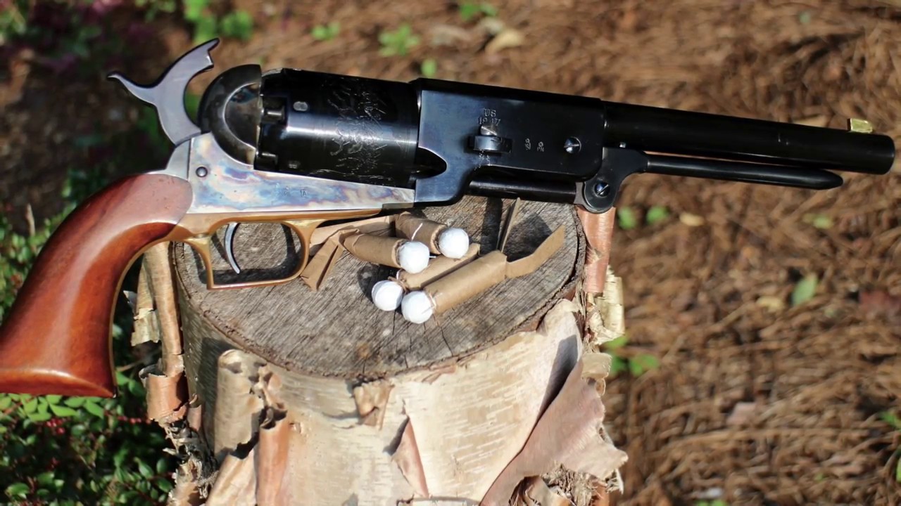 Making Colt Walker Cartridges - YouTube