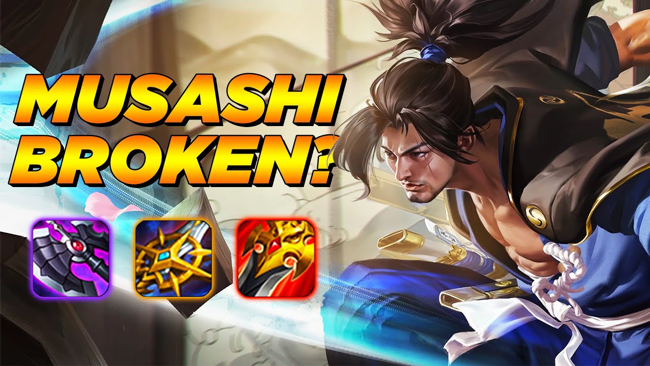 MUSASHI OP?? MUSASHI MIYAMOTO BUILD | HONOR OF KINGS GLOBAL (BRAZIL ...