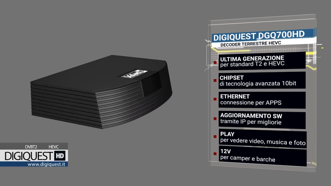Digiquest - Overview DGQ700HD - YouTube