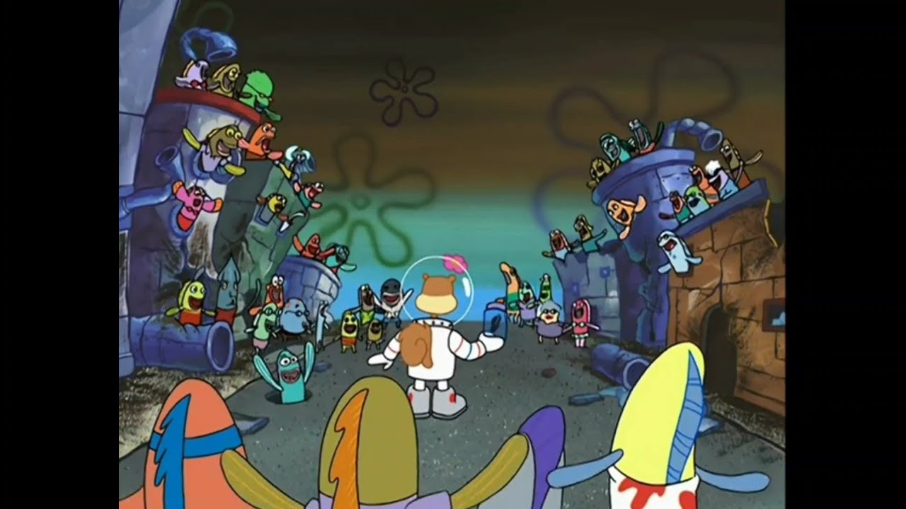 Sandy caught the monster! - YouTube