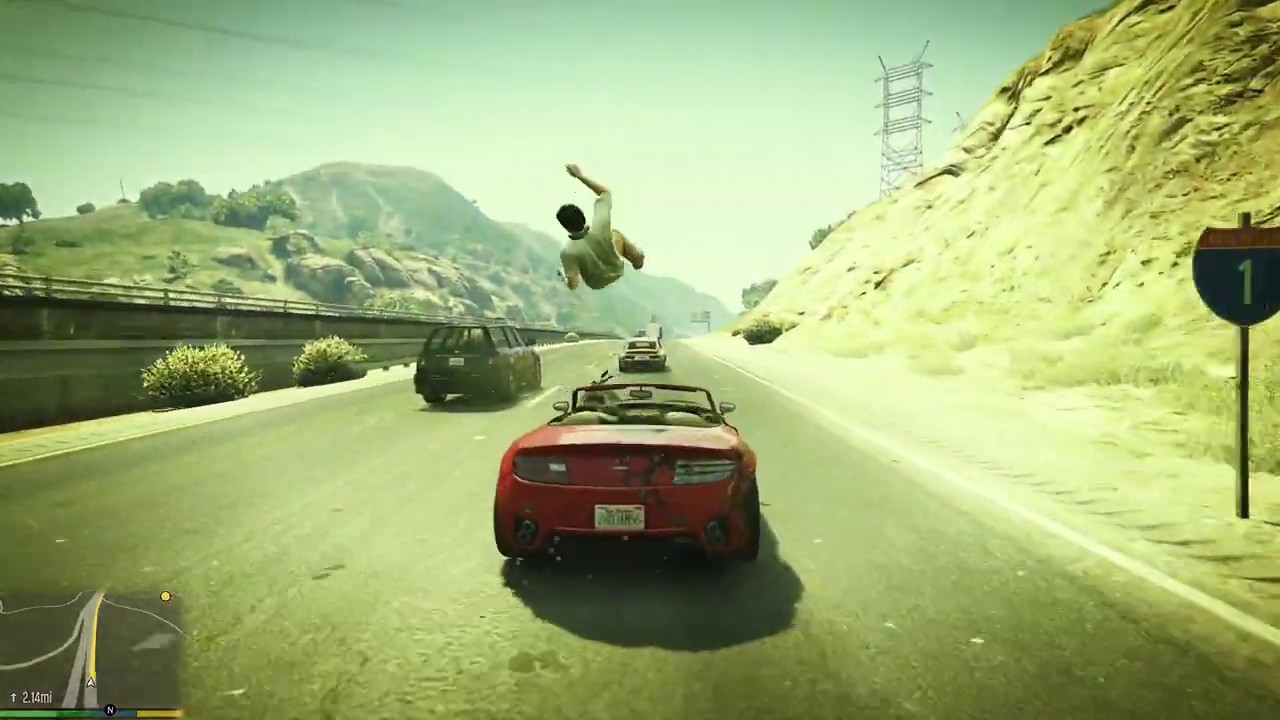 GTA 5 Gameplay | Car Rush | Car Crash Gameplay 60 PFS - YouTube