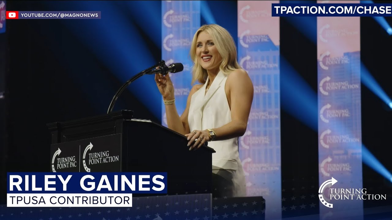 🇺🇸 Riley Gaines | Full Speech at Turning Point Action Rally in Duluth ...