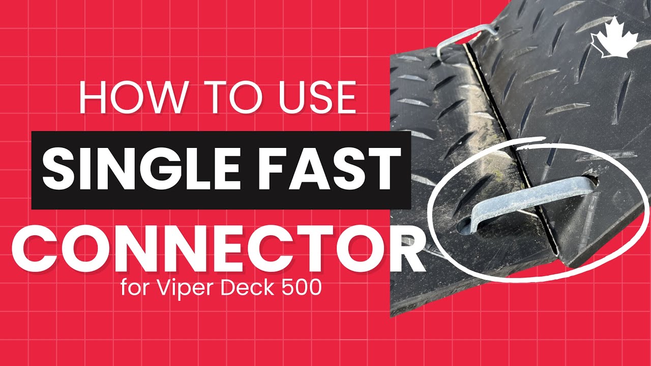Single Fast Connector for Viper Deck 500 - YouTube
