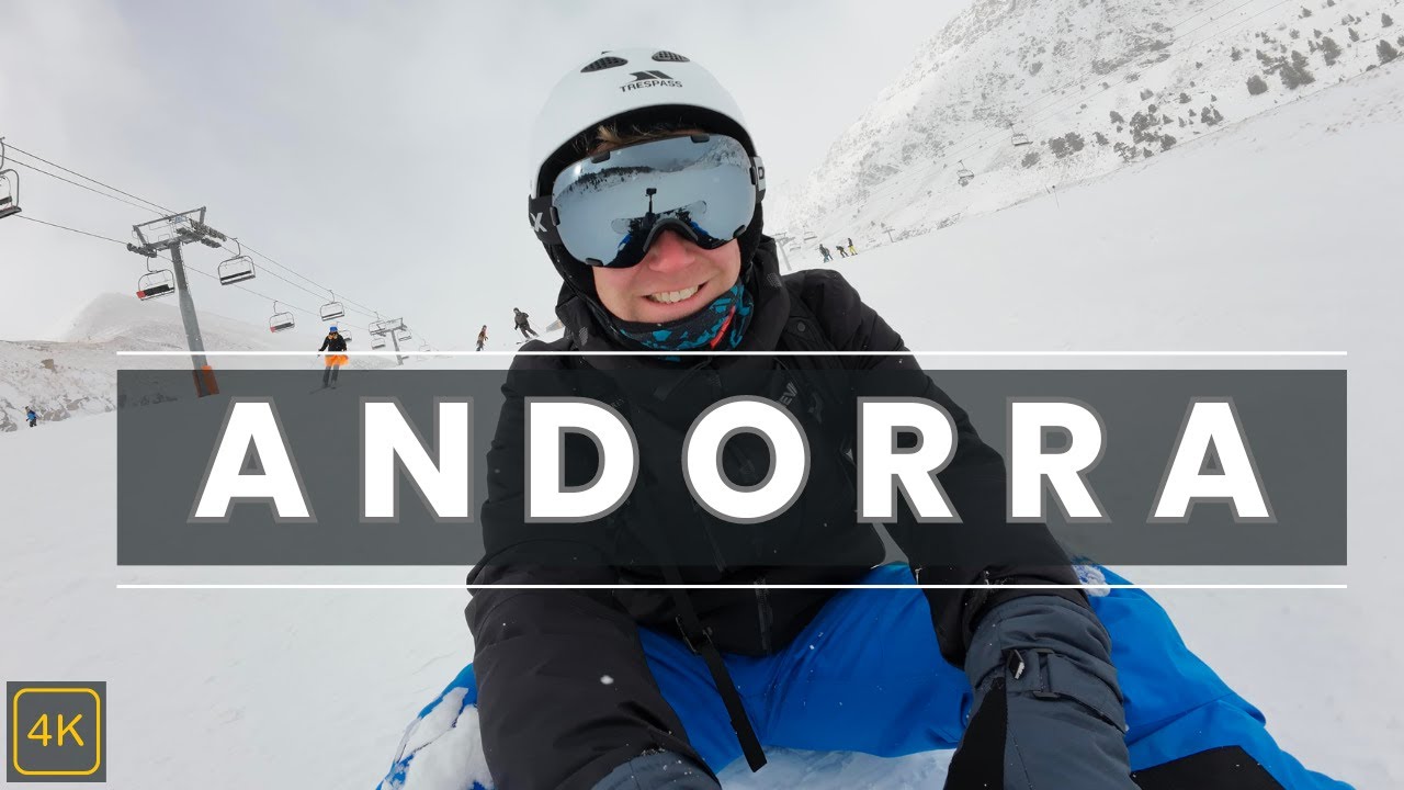 Andorra Snowboarding Adventure | Arinsal Slopes | DJI Action 4 Camera ...