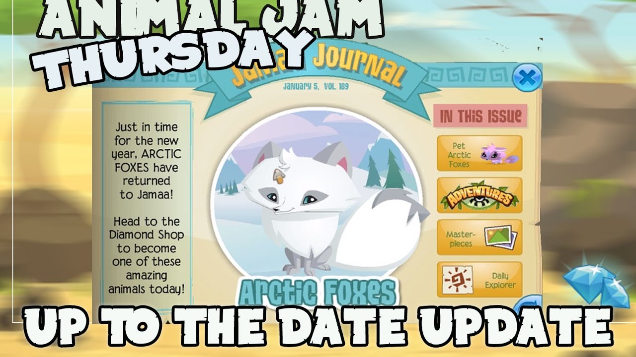 ANIMAL JAM JAMAA JOURNAL: ARCTIC FOXES FOR EVERYONE?!?! - YouTube