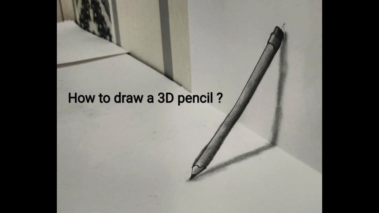 HOW TO DRAW 3D PEN - 3D PEN DRAWING - EASY 3D DRAWING - 3D DRAWING ...
