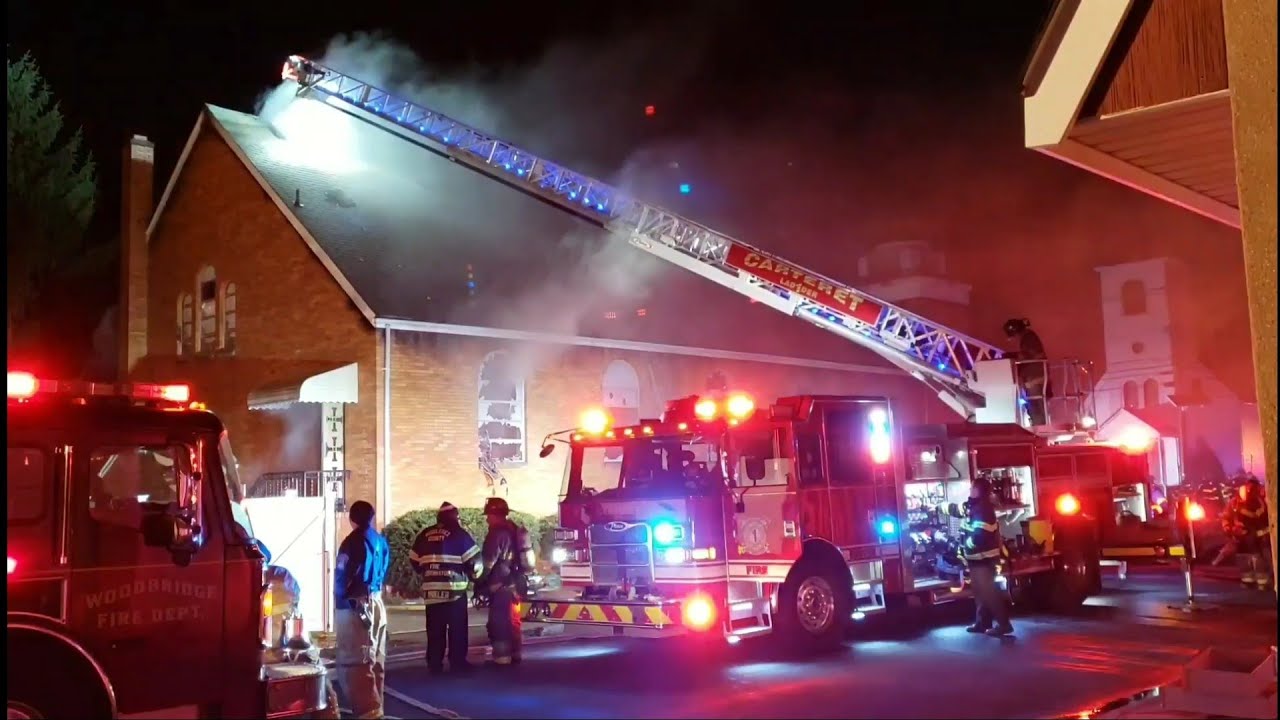 Carteret Nj F-D 3rd Alarm Church Fire W/Fd Audio Mary's Ukrainian ...
