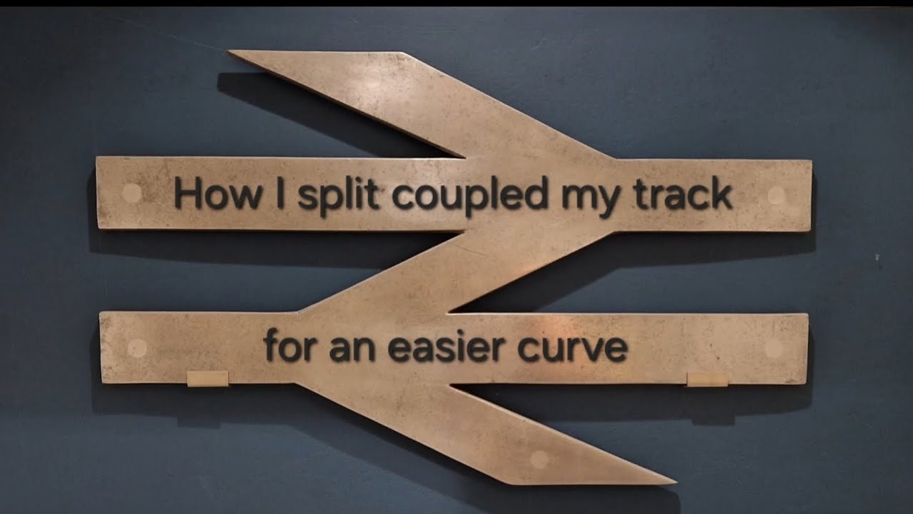 How to lay Flexible track on a curve. - YouTube