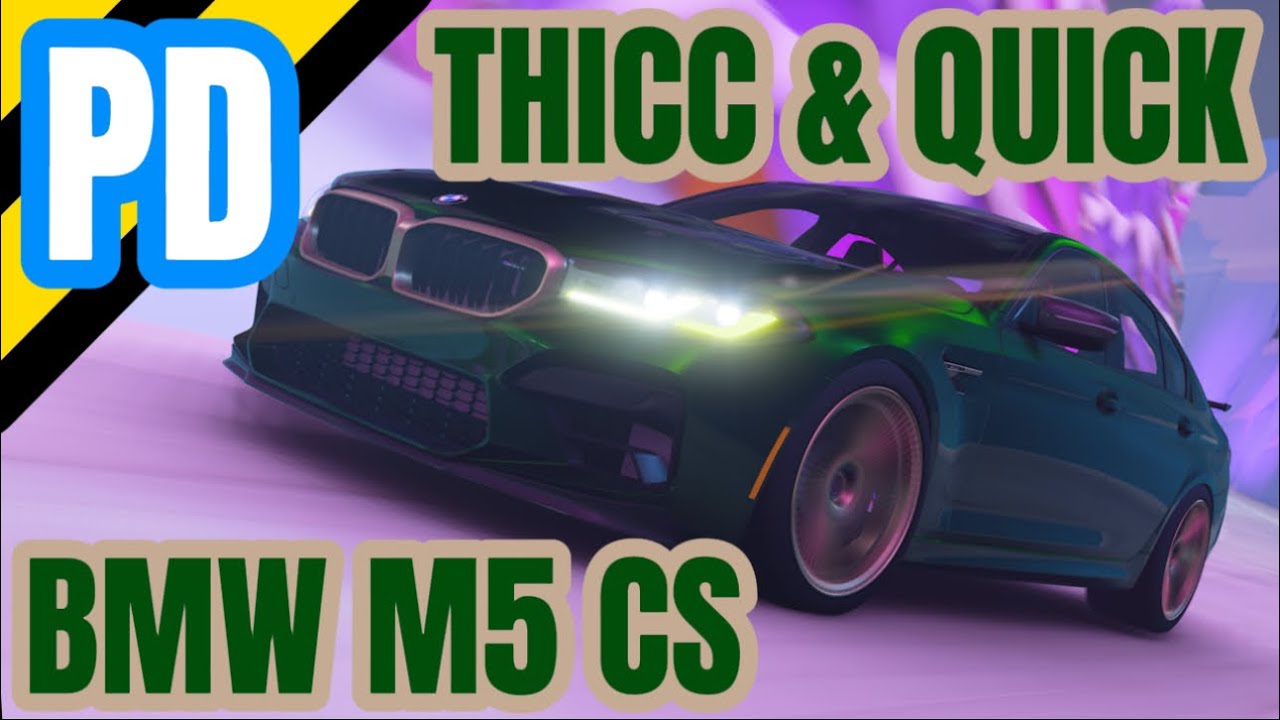 This thing is THICC and QUICK... (FH5 BMW M5 CS) - YouTube