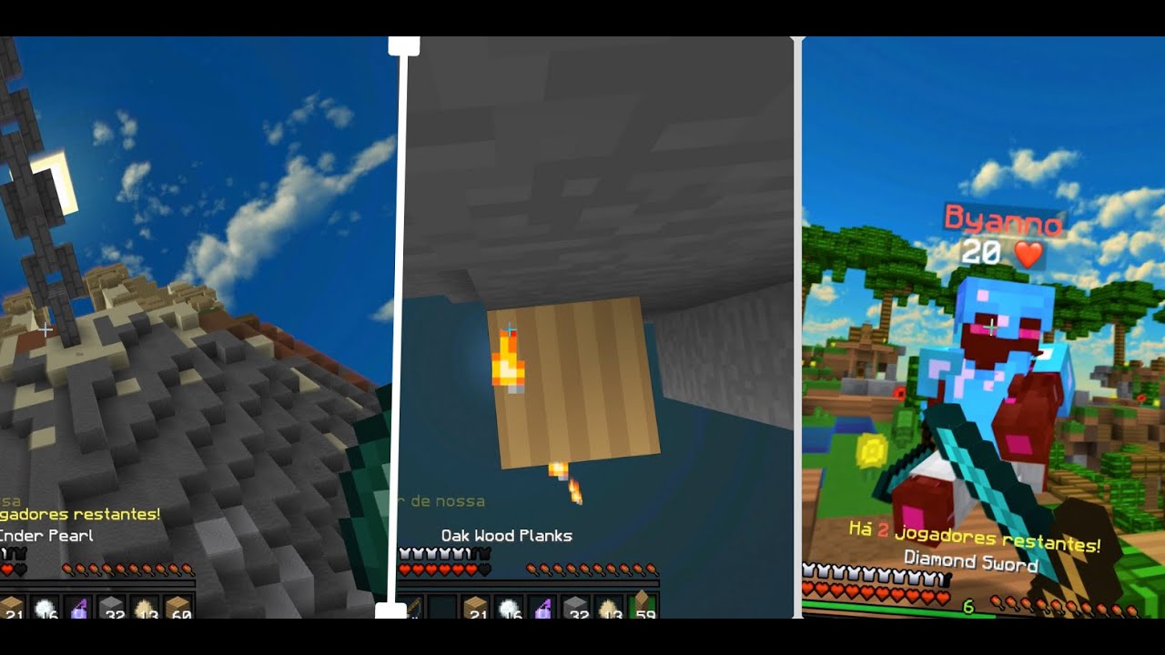Comboing MORE people in Minecraft Skywars (Java) - YouTube