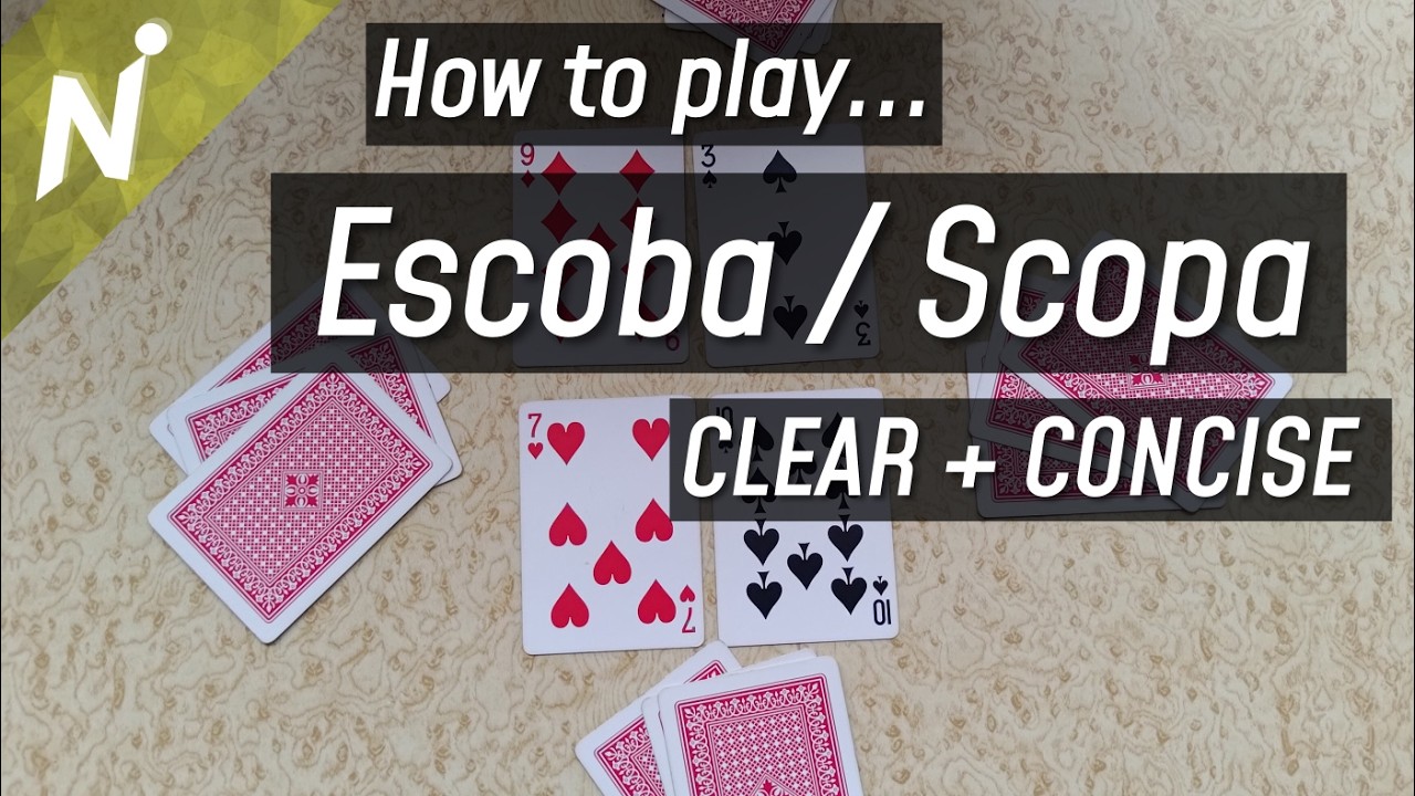 How to play Escoba / Scopa in under 6 minutes (standard cards) - YouTube