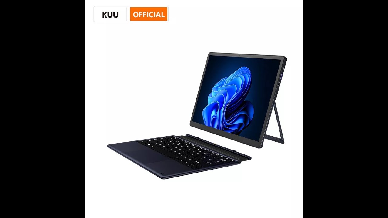KUU Metal 12 Inch 2K Touch Screen 2 in 1 Laptop - YouTube