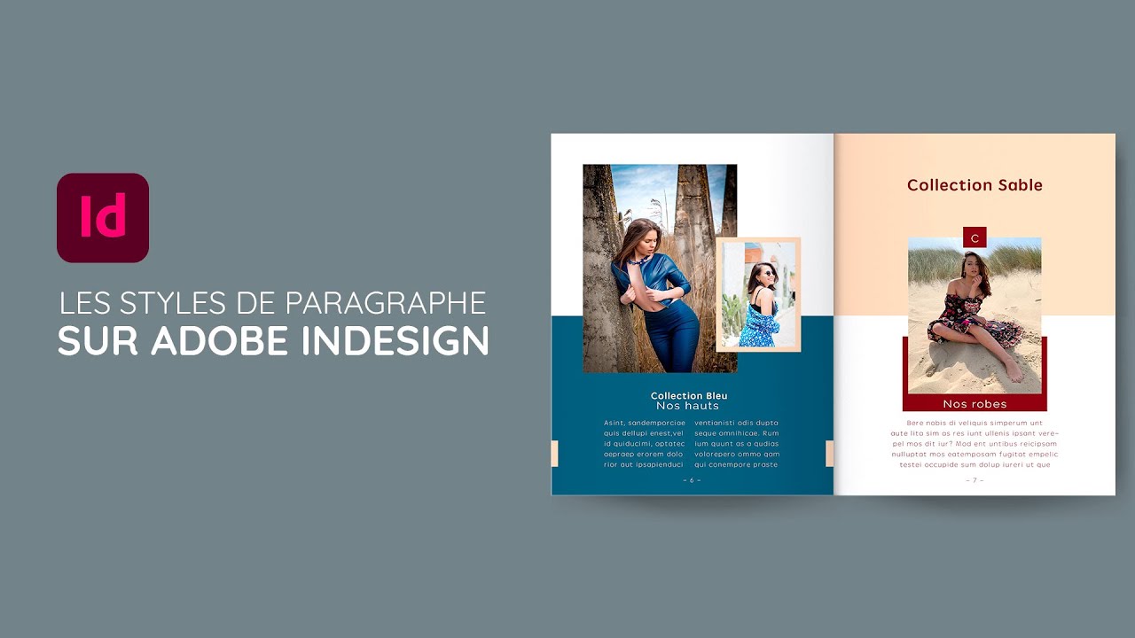Tuto InDesign 2022 : Comment utiliser les styles de paragraphe - YouTube