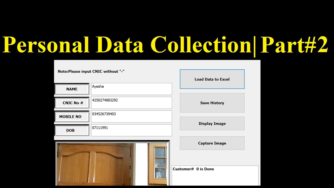 Personal Data Collection with Image 2019 | NADRA Data Collection ...