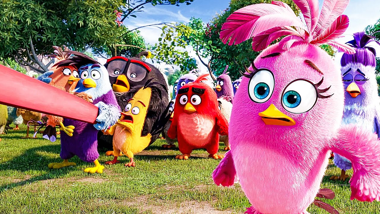 The Slingshot Battle | The Angry Birds Movie - YouTube