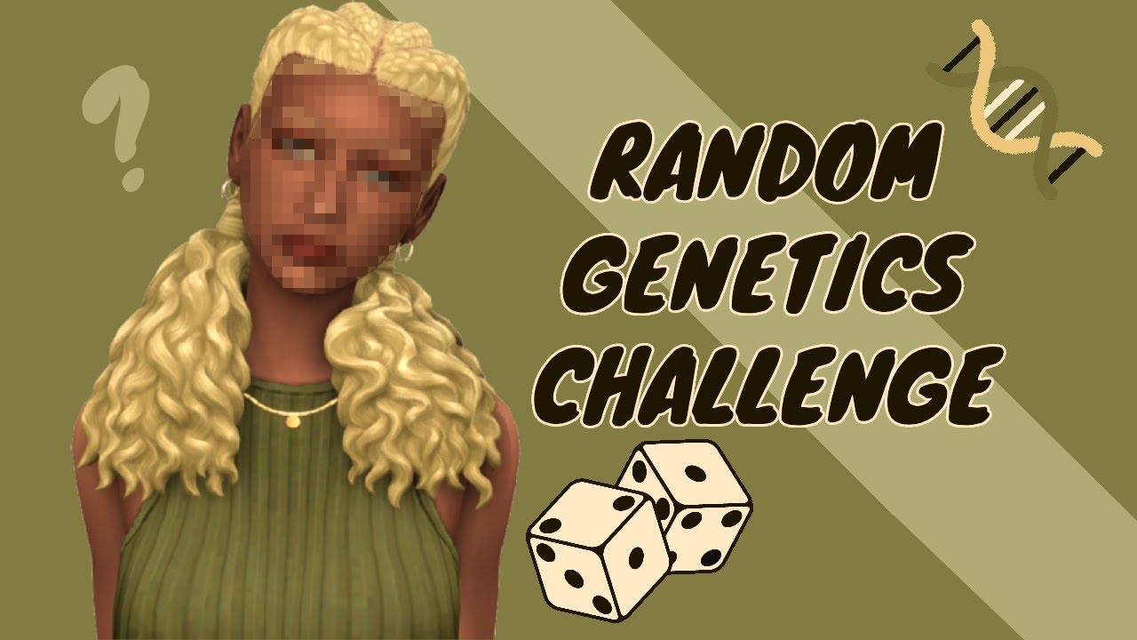 Random Genetics Challenge || Sims 4 Create-a-sim - YouTube