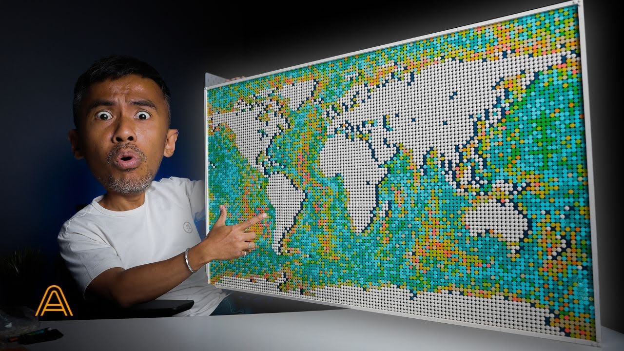 Lego World Map: Main Lego Bonus Keliling Dunia - YouTube