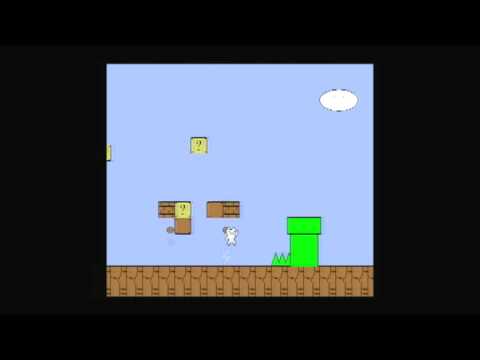 Syobon Action (Cat Mario) Game Review - YouTube