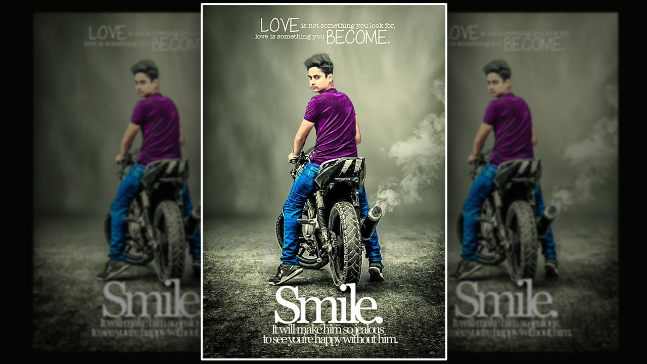 Photoshop Manipulation Tutorial | Smile Rider Photo Effect - YouTube
