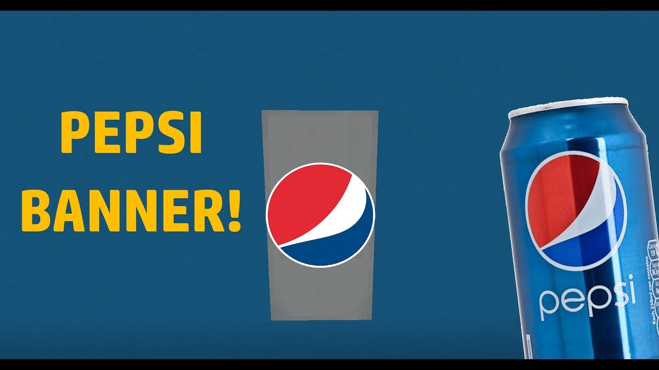 Banner ideas: how to make the Pepsi logo in Minecraft! - YouTube