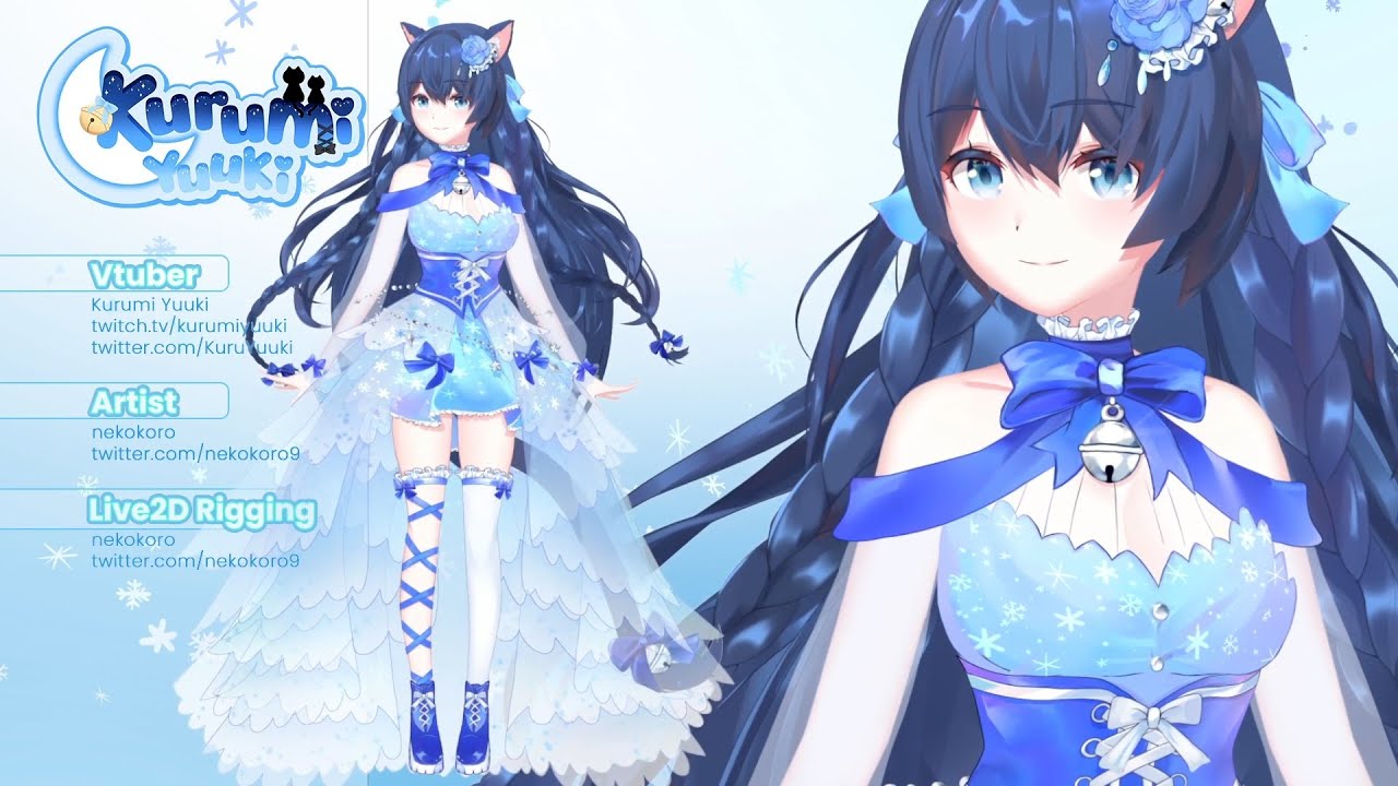 [Live2D Vtuber Showcase] Kurumi Yuuki V2 - YouTube