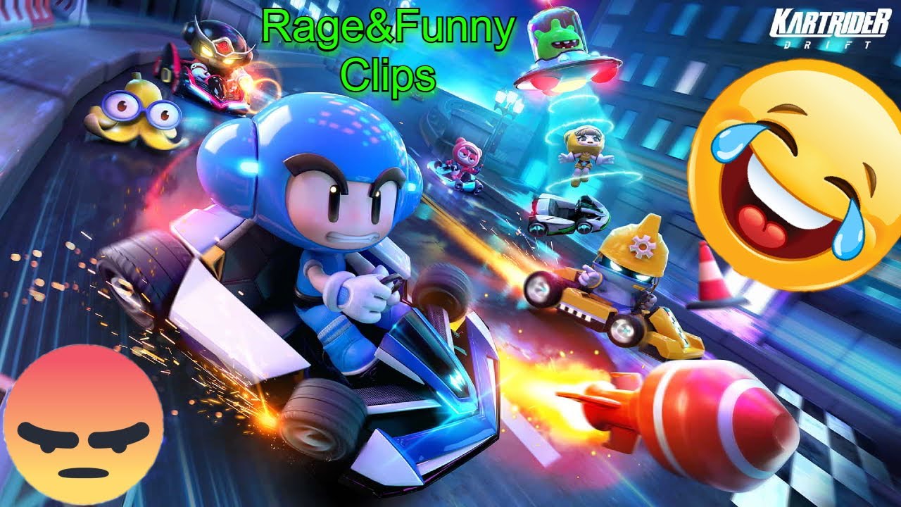 Kart rider Drift Funny/Rage clips! - YouTube