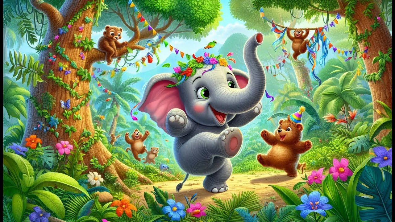 Jungle Adventure Song: Elephant Stomp & Dancing Bear Fun! | - YouTube