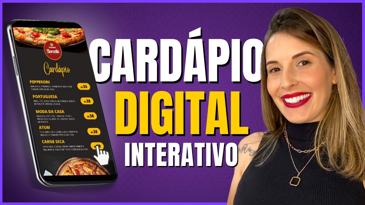 Como Fazer Cardápio Digital Grátis no Canva? | Passo a Passo 100% Online - YouTube