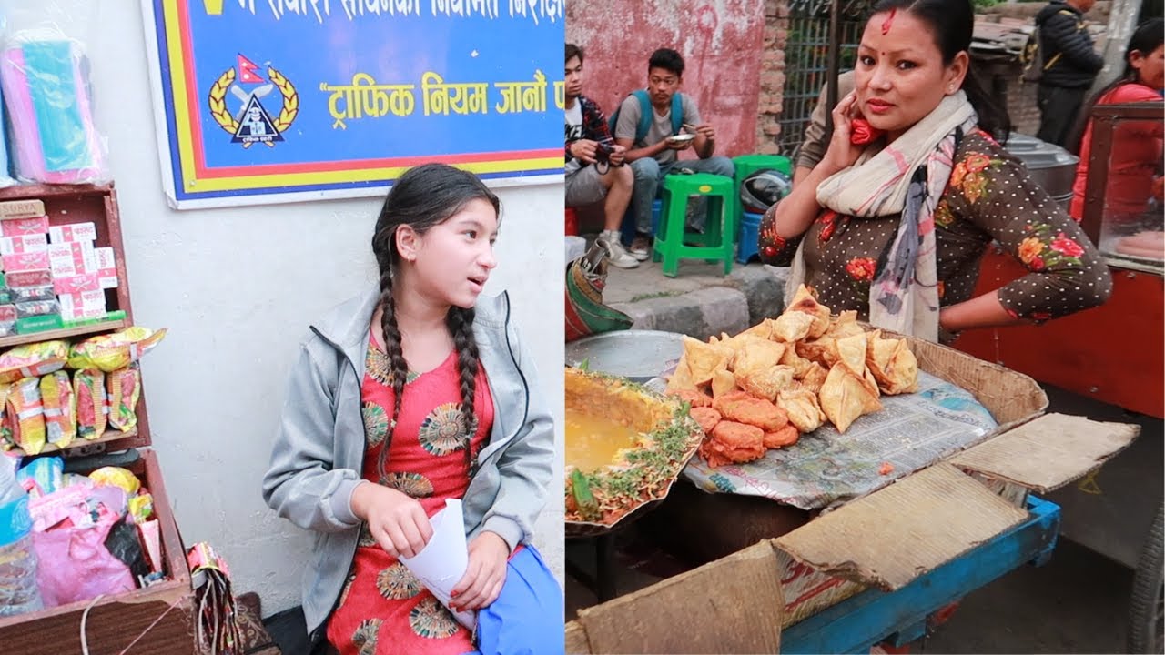 Nepal #EP3 | Nepali Street Food - DEEP FRIED Snacks in Kathmandu, Nepal ...