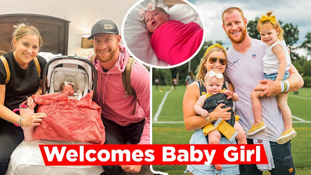NFL's Carson Wentz Welcomes Baby Girl - YouTube