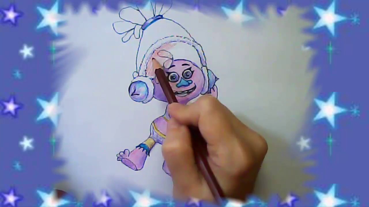 TROLLS movie Draw the main characters - how to draw DJ Suki - YouTube