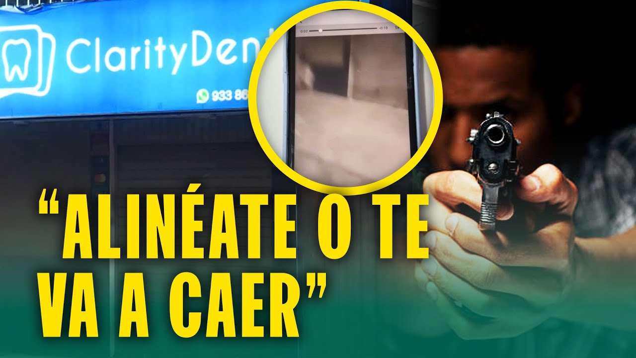 Extorsionador graba el momento en que ataca a balazos a clínica dental ...