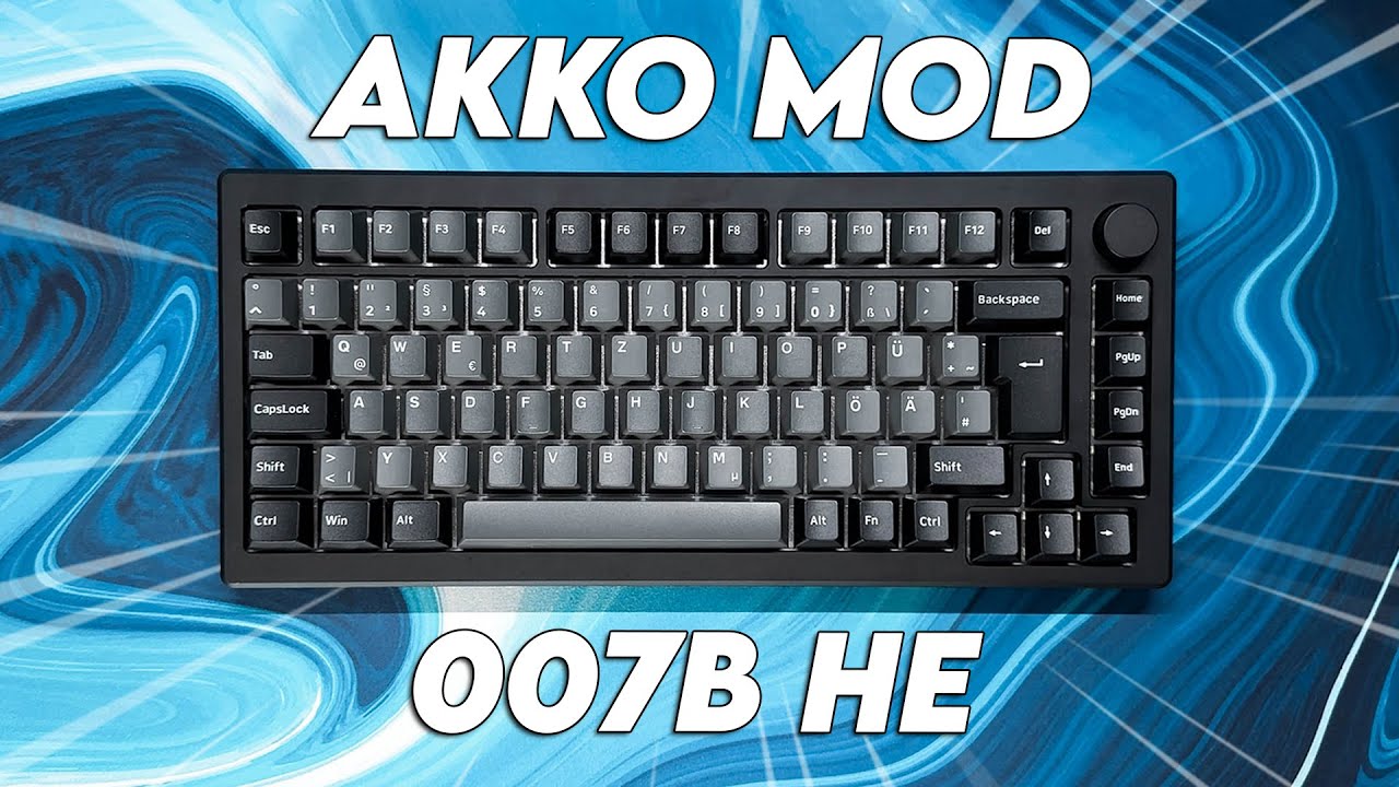 The Best Wireless Hall Effect Keyboard? | Akko MOD 007B HE - YouTube
